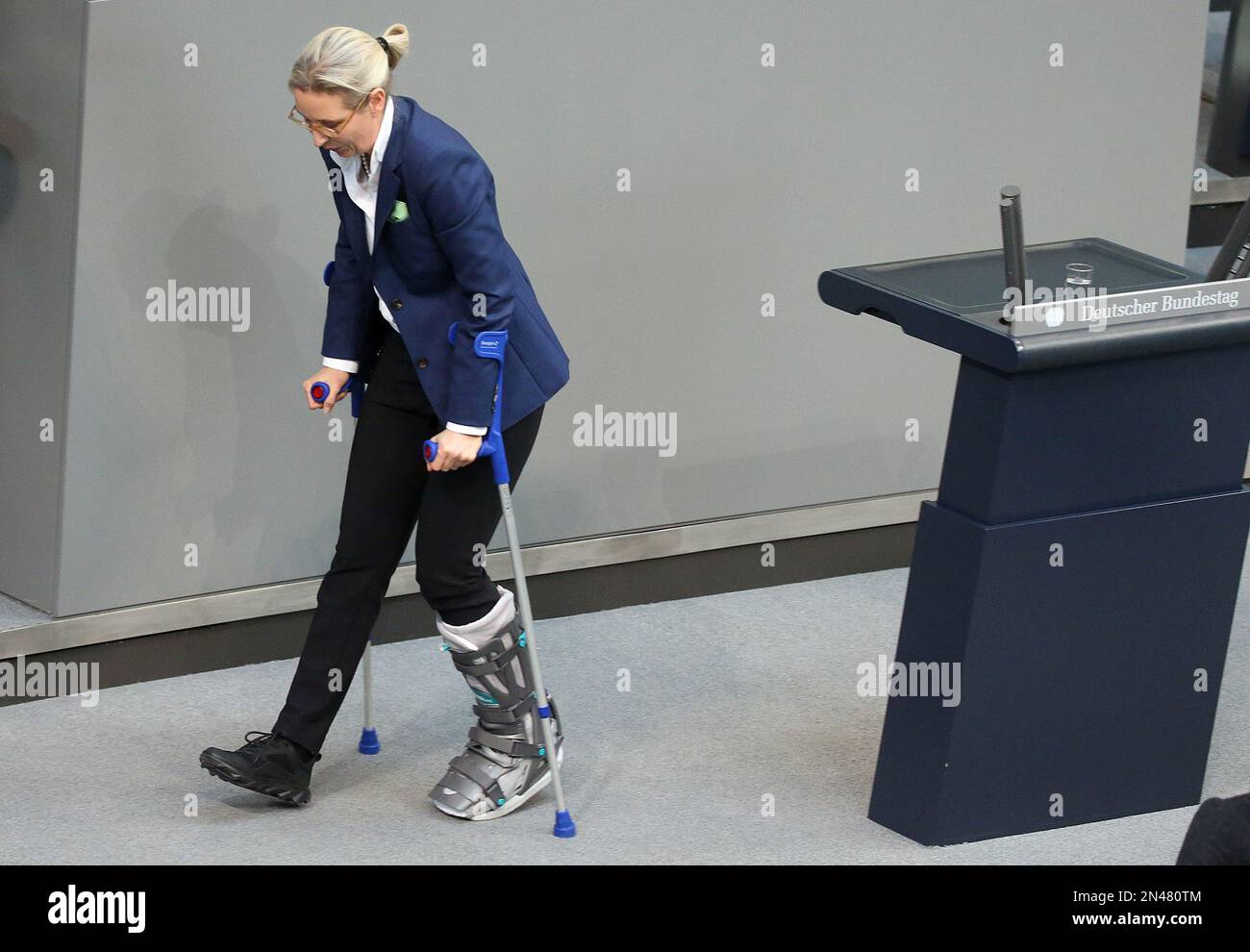 Berlin, Germany. 08th Feb, 2023. Alice Weidel, leader of the AfD ...