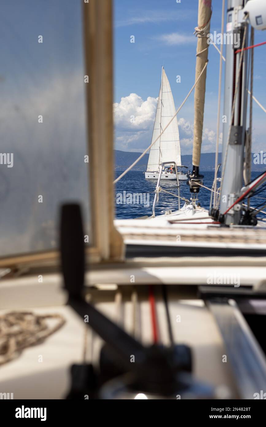 Crew french sailing vessel hi-res stock photography and images - Alamy
