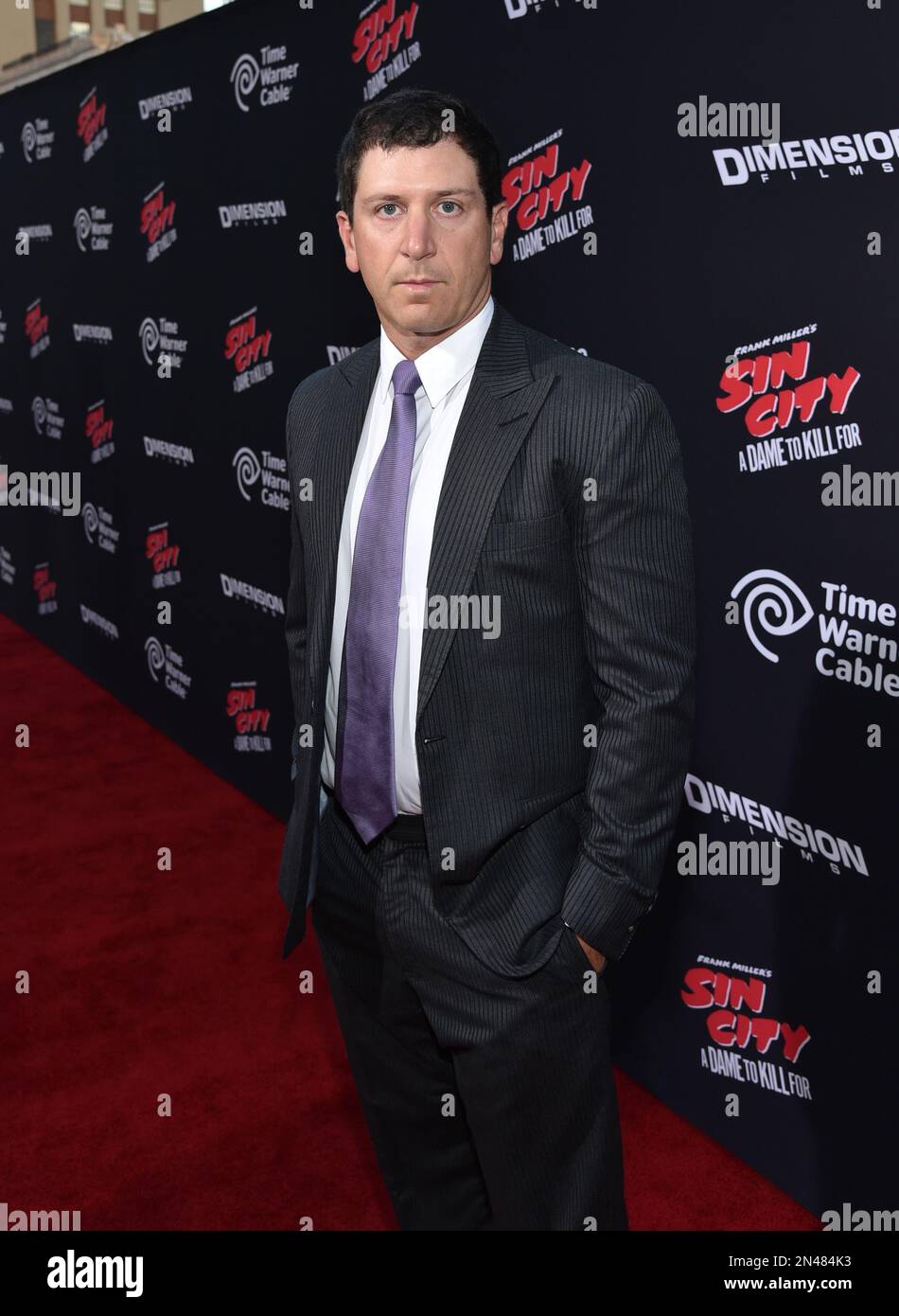 Executive producer Sam Englebardt arrives at the "Sin City: A Dame to ...