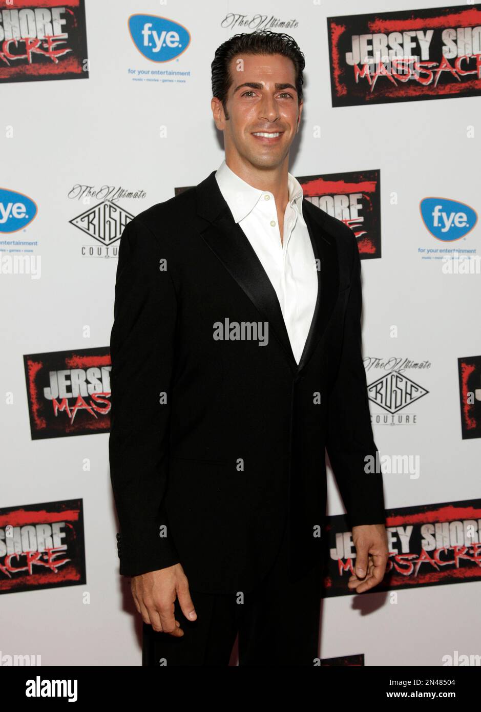 Actor Giovanni Roselli attends the premiere of "Jersey Shore Massacre ...