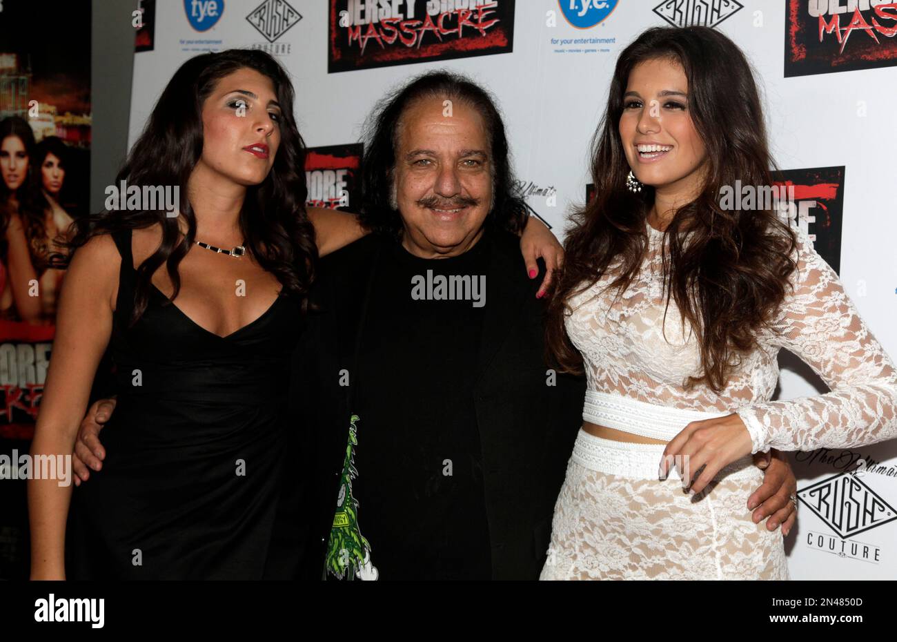 From left, actress Nicole Rutigliano, actor Ron Jeremy and actress ...