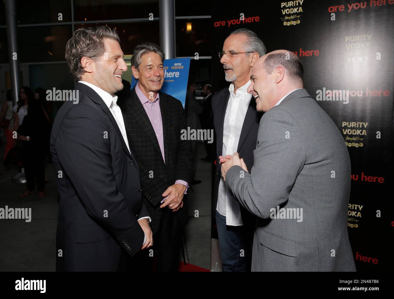 (L-R) Producer Gary Gilbert ,CEO Millennium Entertainment Bill Lee ...