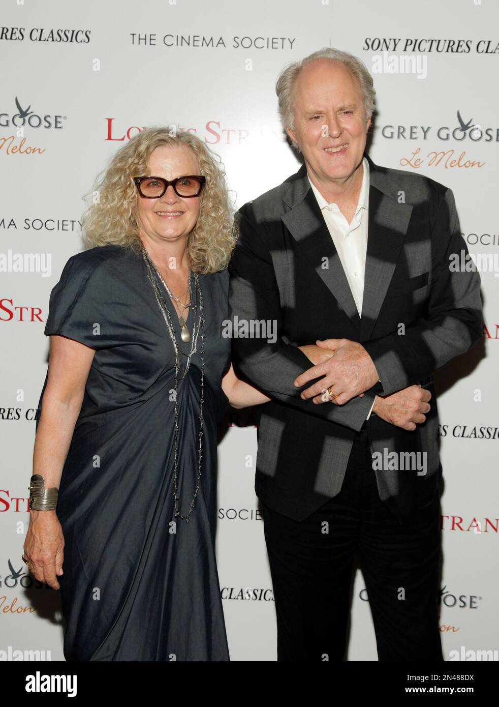 Actor John Lithgow, right, with wife Mary Yeager, left, attends a ...