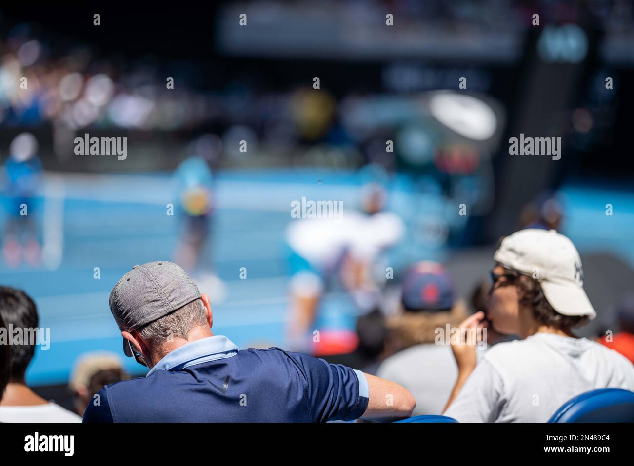 Football fans eating in stadium hi-res stock photography and images - Alamy