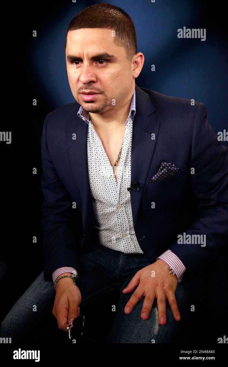 FILE - This Aug. 6, 2014 photo shows Mexican singer Larry Hernandez ...