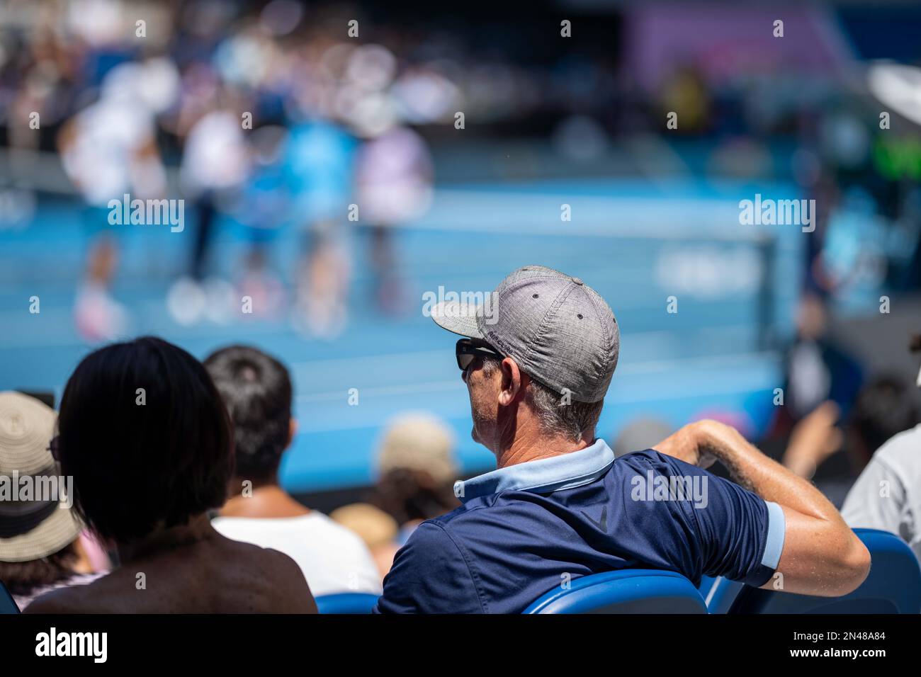 Football fans eating in stadium hi-res stock photography and images - Alamy
