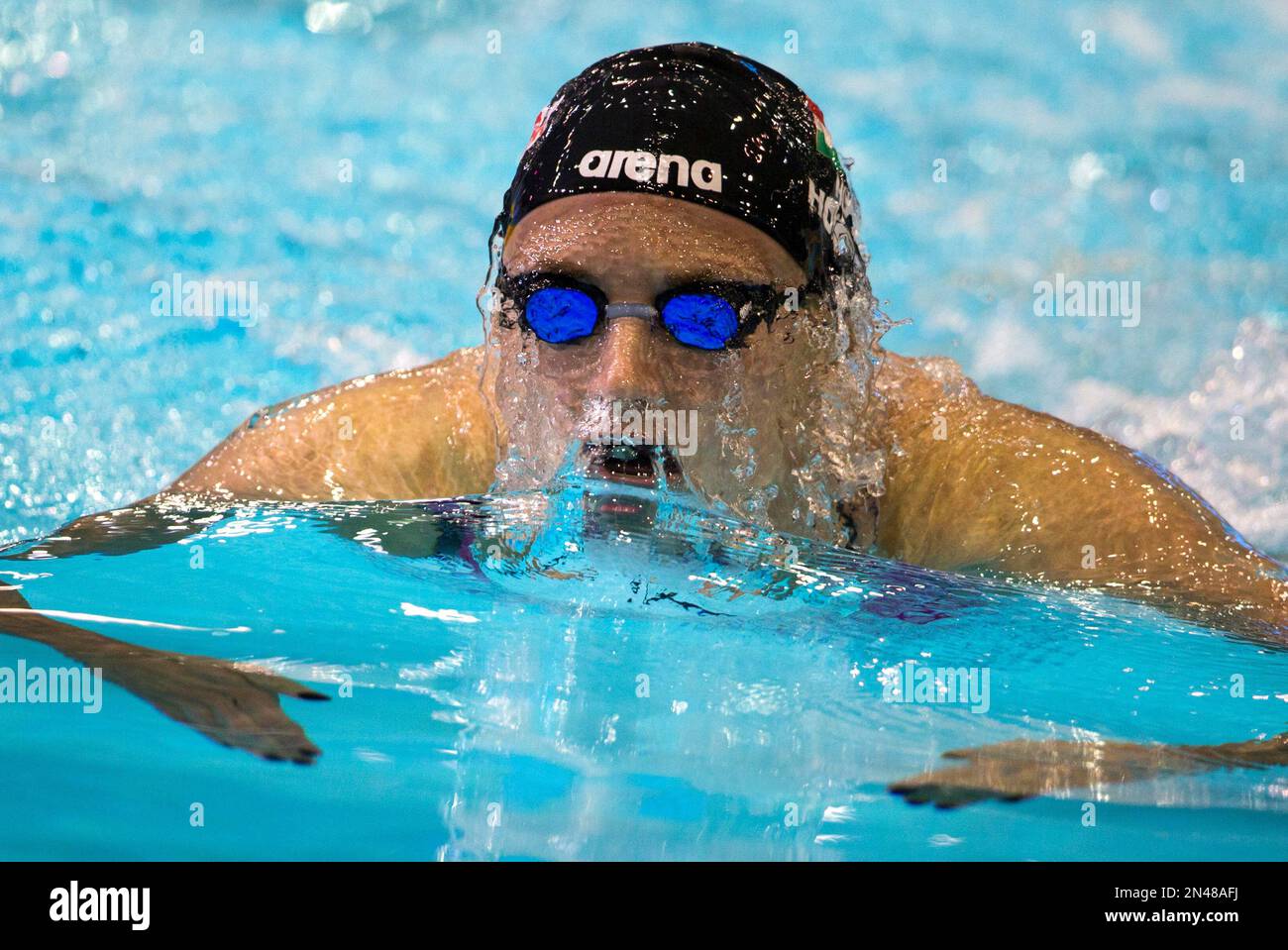 Hungary's Katinka Hosszu swims to win the gold medal in the women's ...