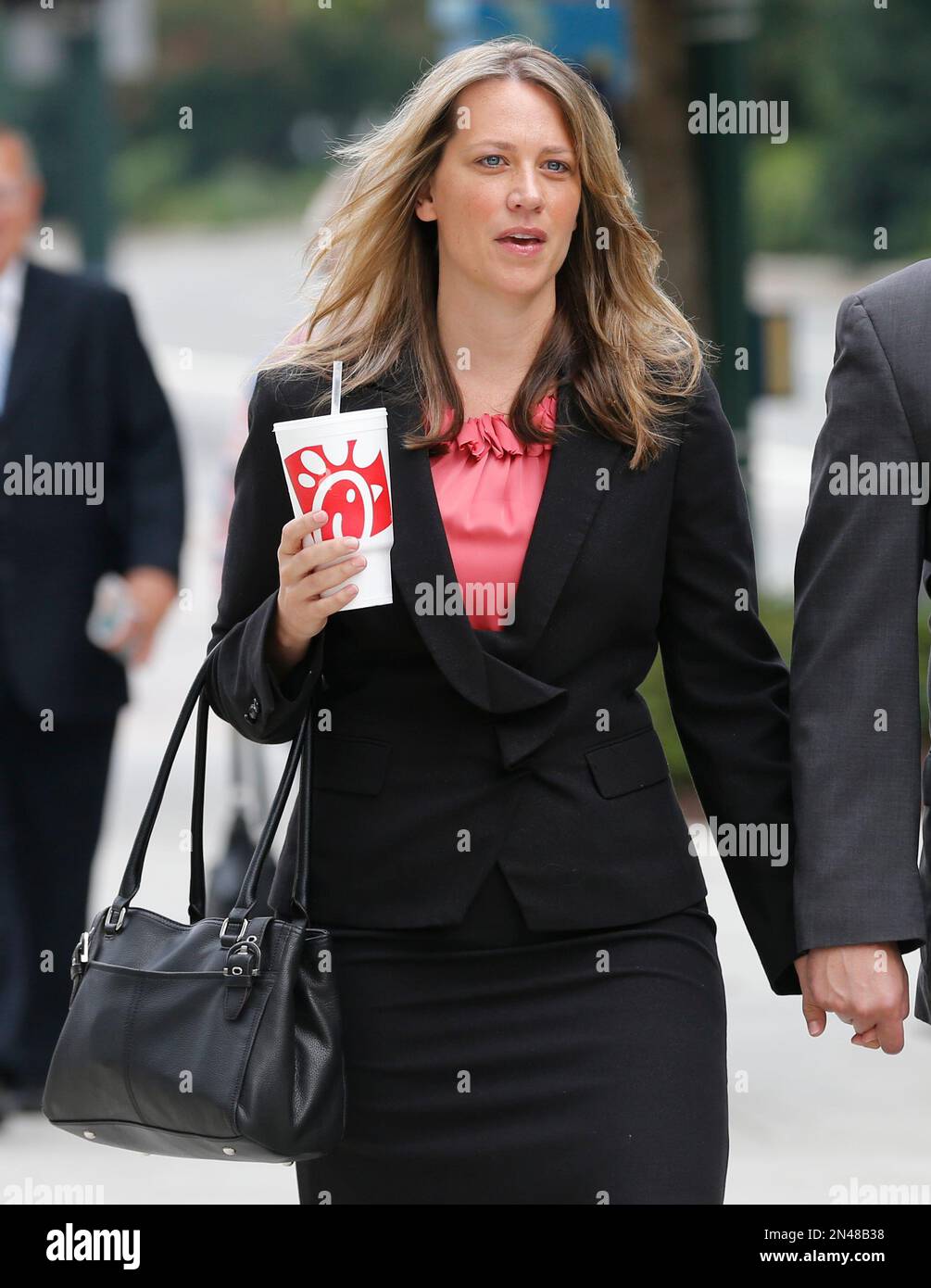 Former Virginia Secretary of the Commonwealth Janet Kelly arrives at ...