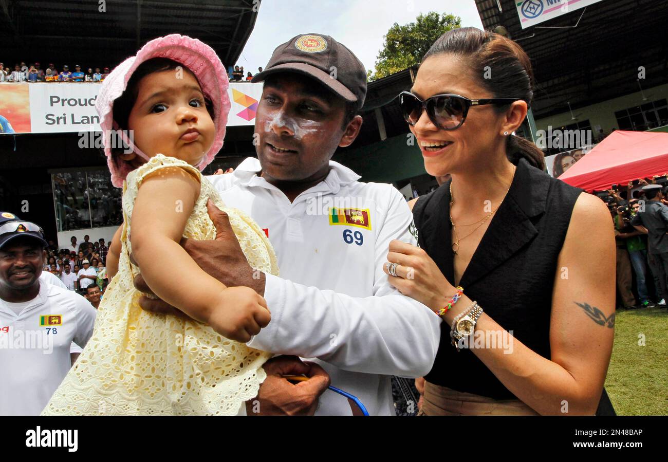 Mahela Jayawardene Family