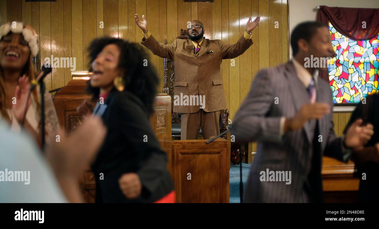 Pastor Charles Ewing talks about his nephew Michael Brown at the ...