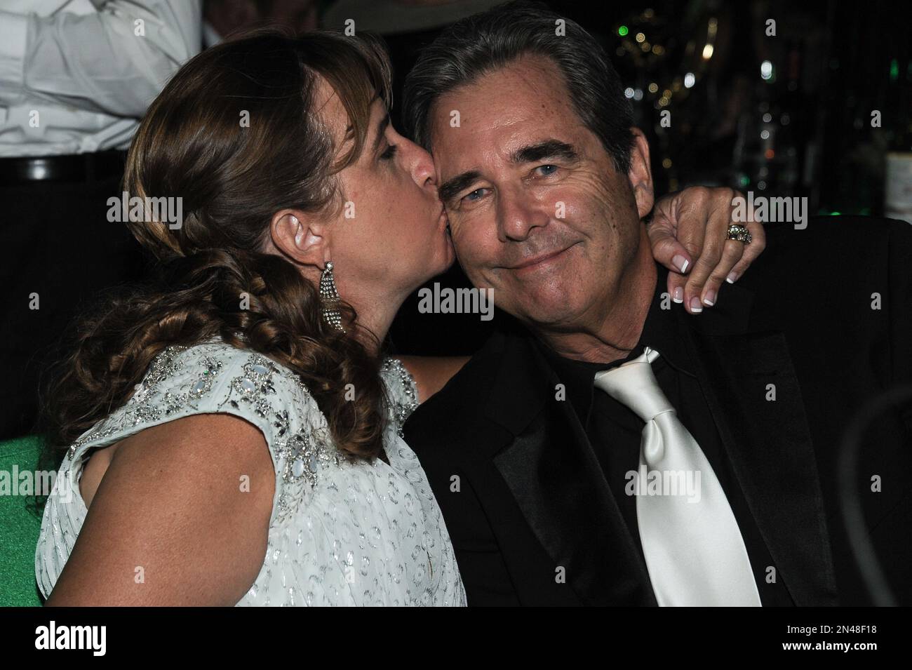 Beau Bridges, right, and Wendy Treece Bridges attend the Governors Ball ...