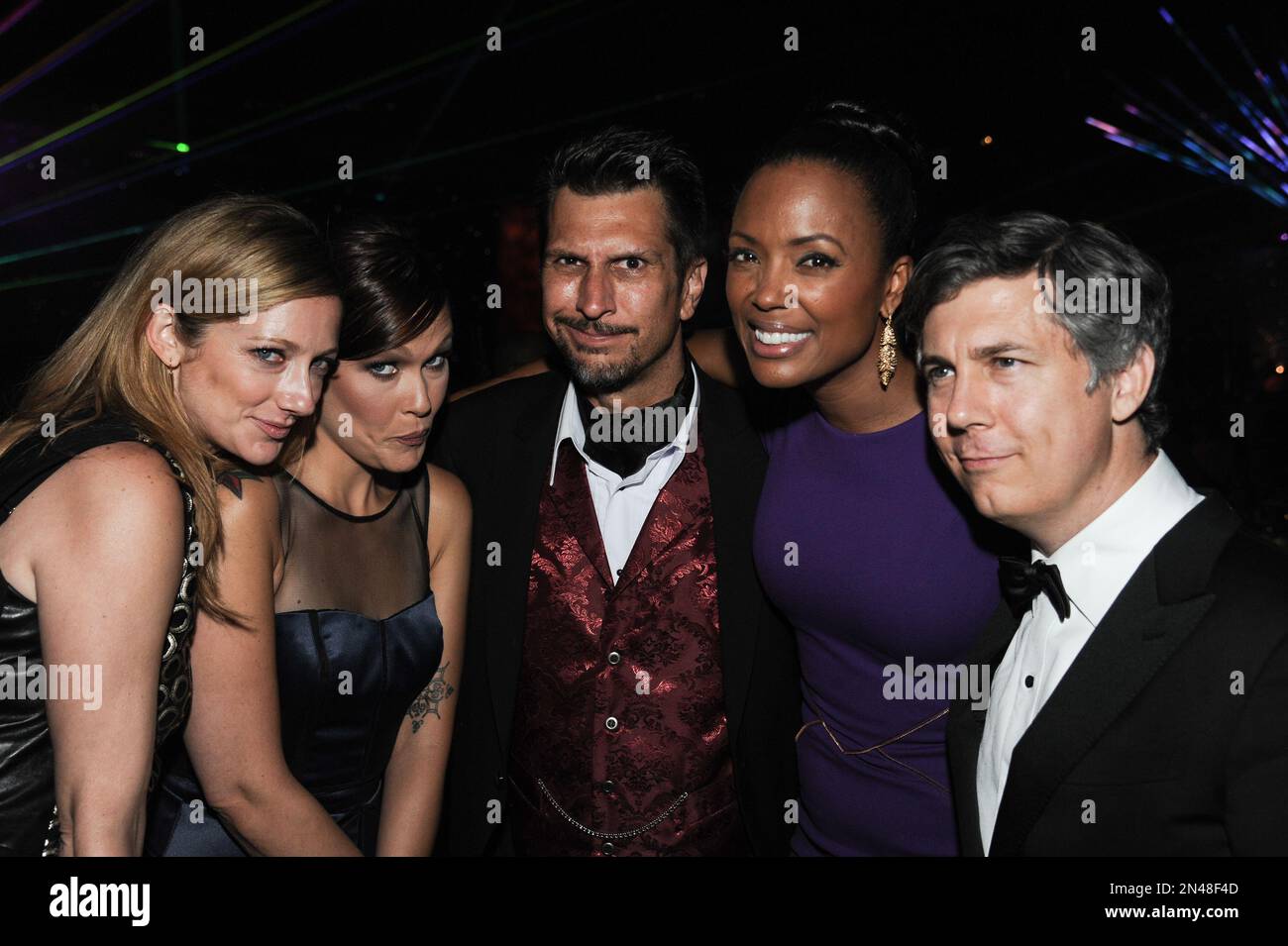 From left, Judy Greer, Amber Nash, Lucky Yates, Aisha Tyler, Chris ...