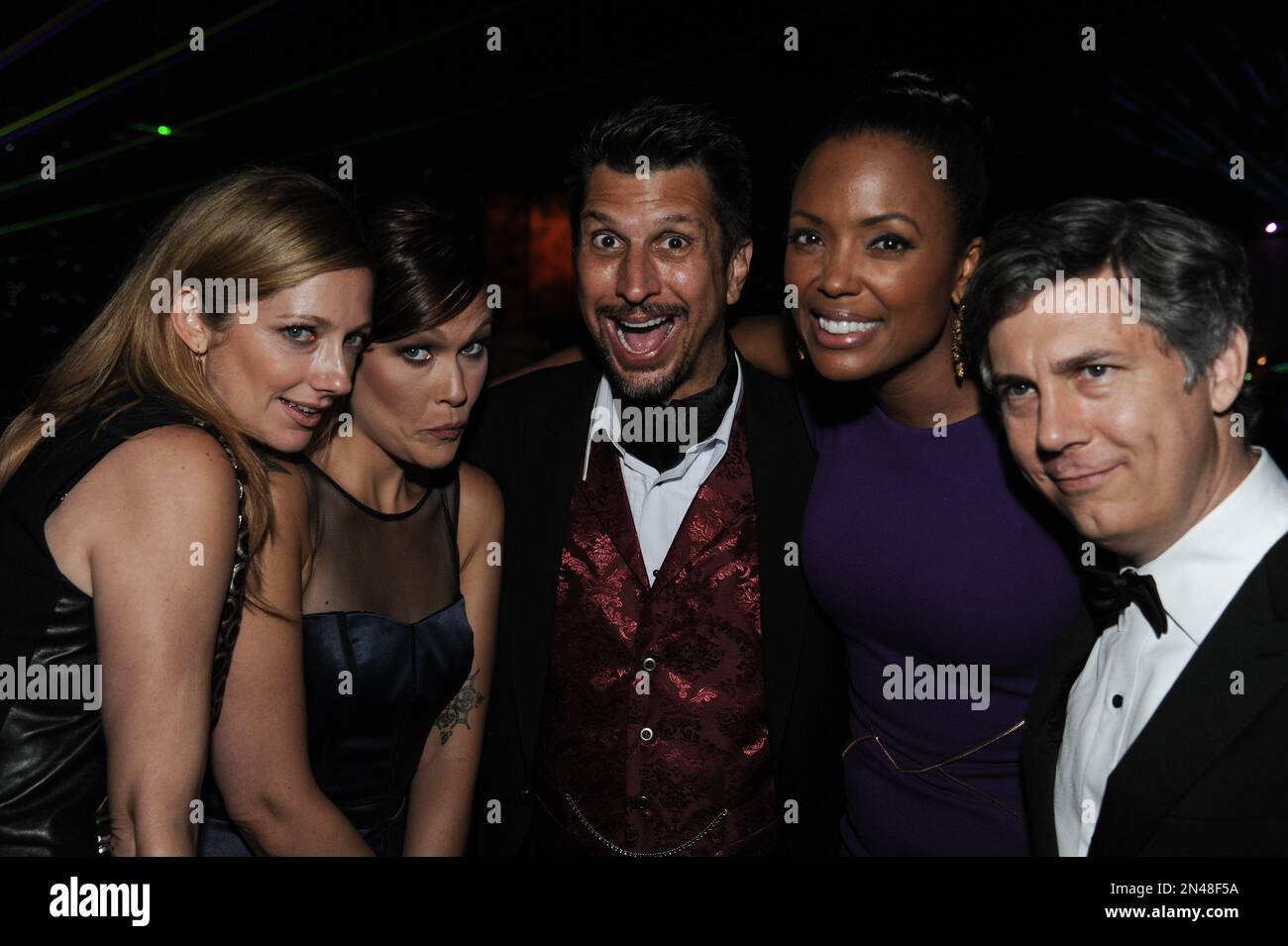 From left, Judy Greer, Amber Nash, Lucky Yates, Aisha Tyler, Chris ...