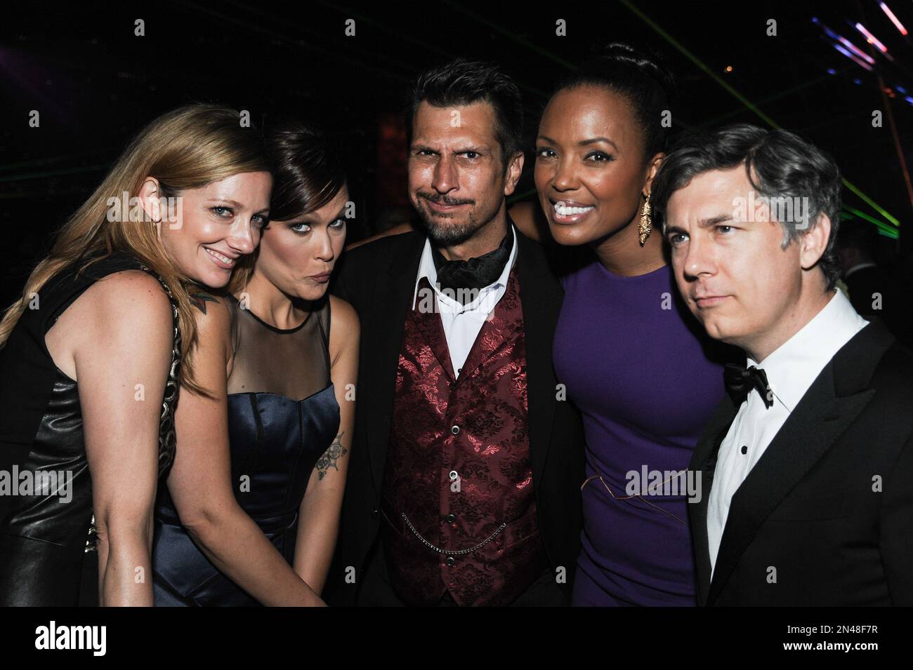 From left, Judy Greer, Amber Nash, Lucky Yates, Aisha Tyler, Chris ...
