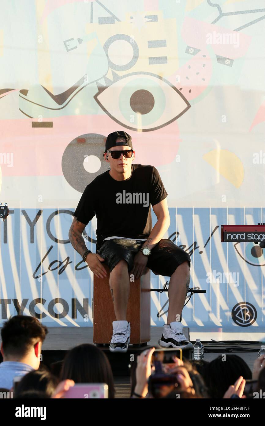 Lewis Morgan of the band Rixton at BeautyCon Los Angeles 2014 Official ...