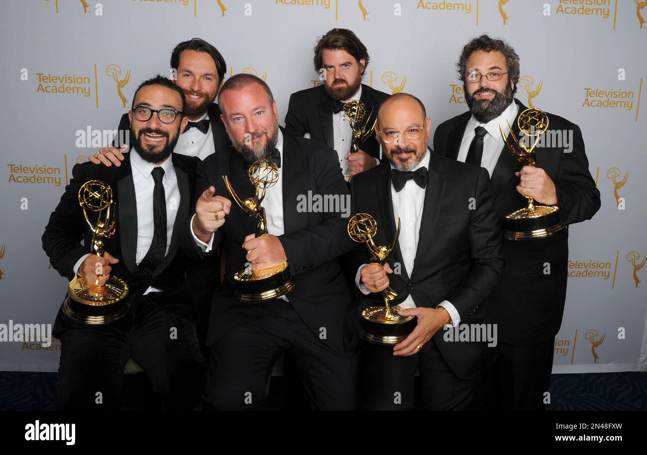 EXCLUSIVE - BJ Levin, and from left, Tim Clancy, Shane Smith, Jedd ...