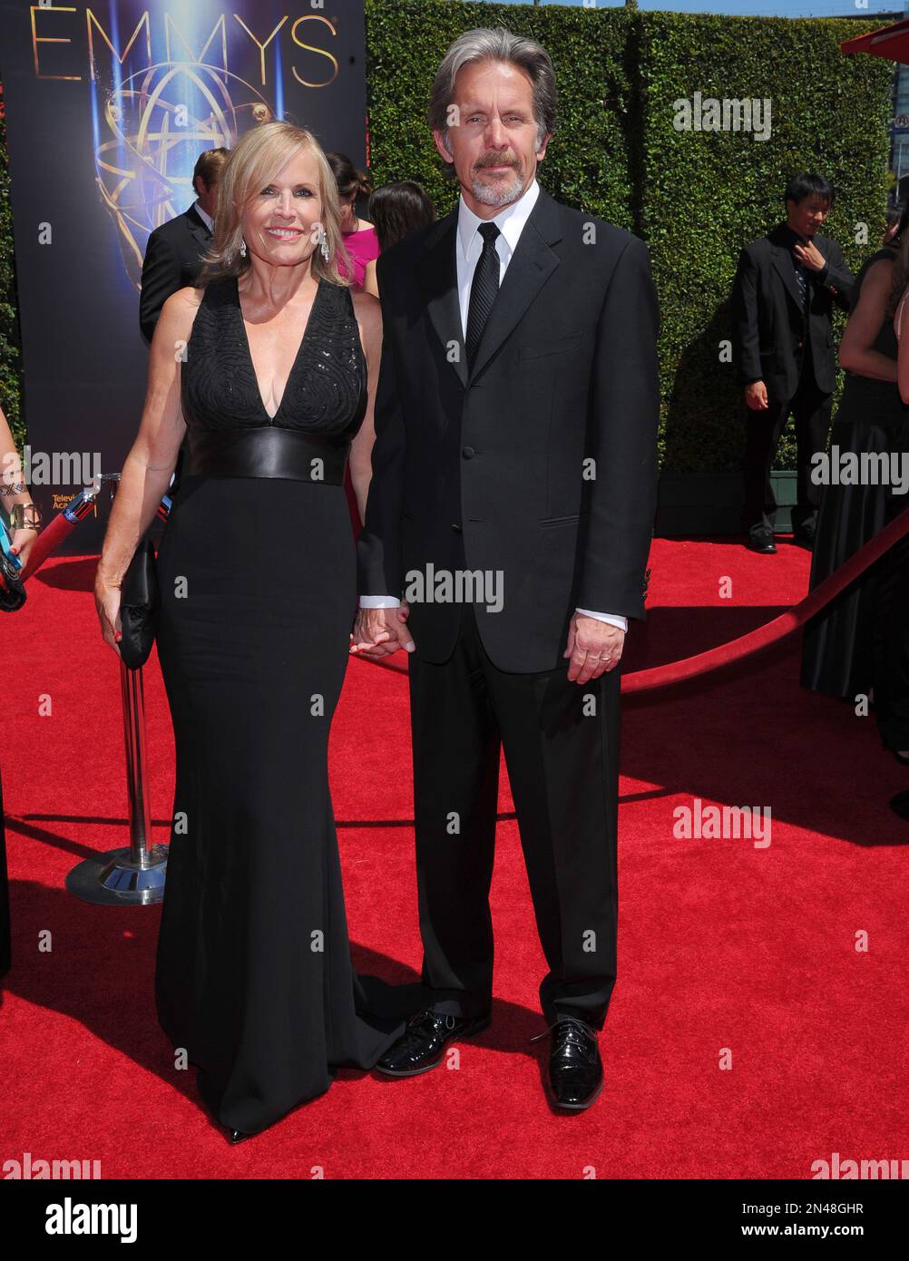 Teddi Siddall, left, and Gary Cole arrive at the Television Academy's ...