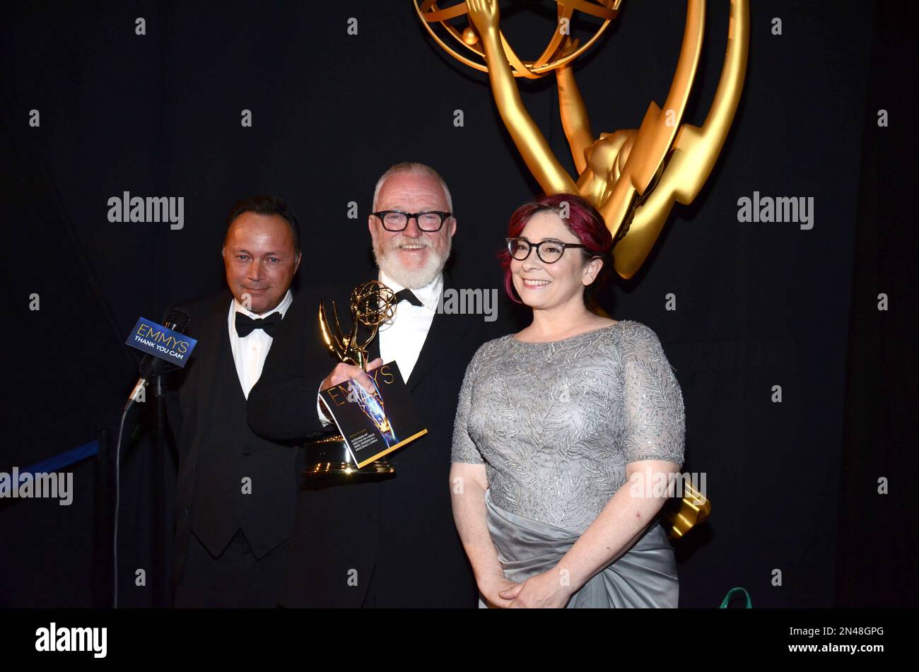 EXCLUSIVE - From left, Bill Groom, Adam Scher, andCarol Silverman at ...