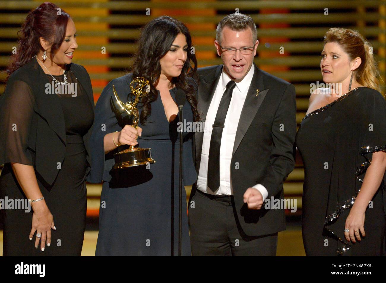 Yolanda Mercadel and from left, Michelle Ceglia, Monte C. Haught and ...