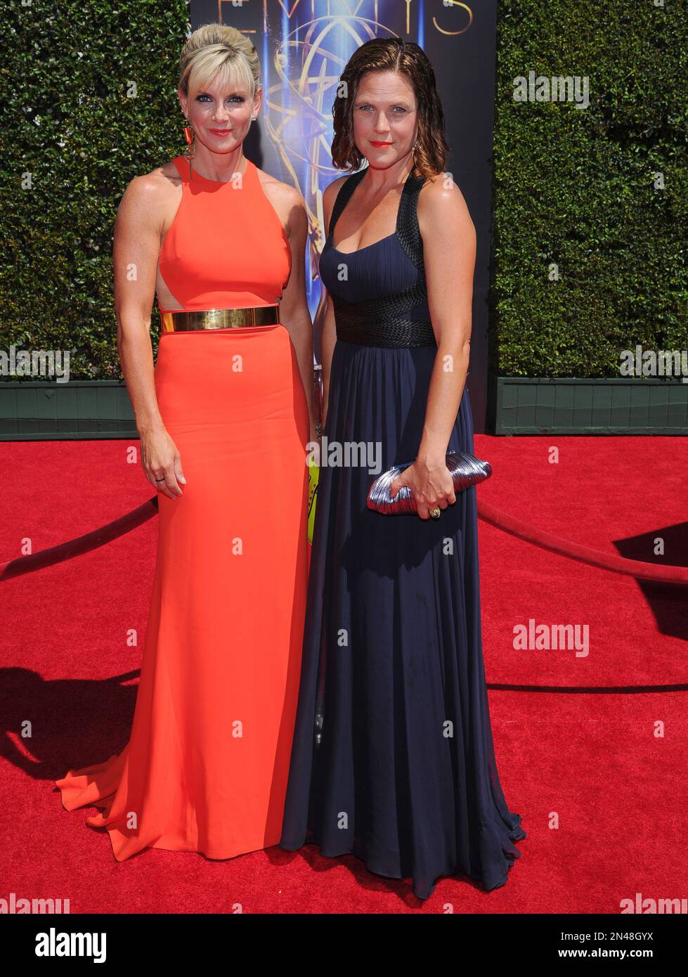 Karen Moyer and Irene Taylor Brodsky arrive at the Television Academy's ...