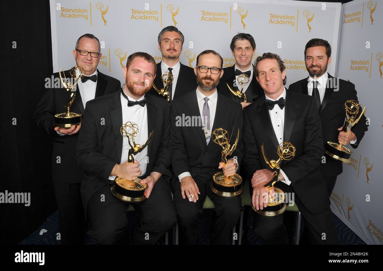 EXCLUSIVE - Joe Bauer, and from left, Adam Chazen, Joern Grosshans, Thomas Schelesny, Eric ...