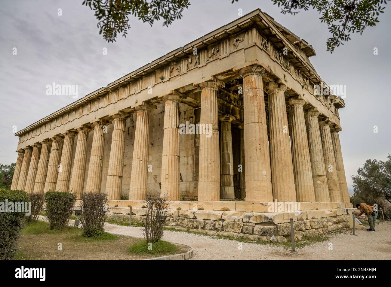 Tempel des Hephaistos, Athener Agora, Athen, Griechenland Stock Photo ...
