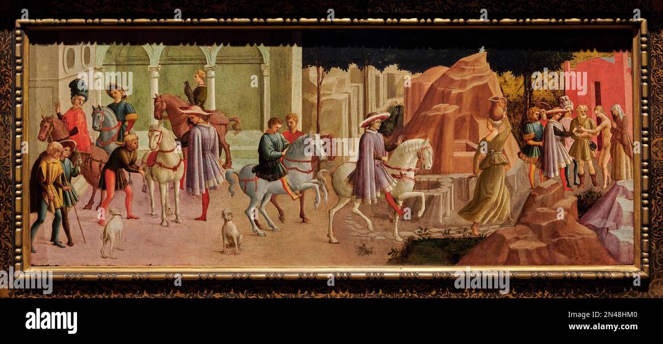 Storia di Griselda - tempera e oro su tavola - Francesco di Stefano ...