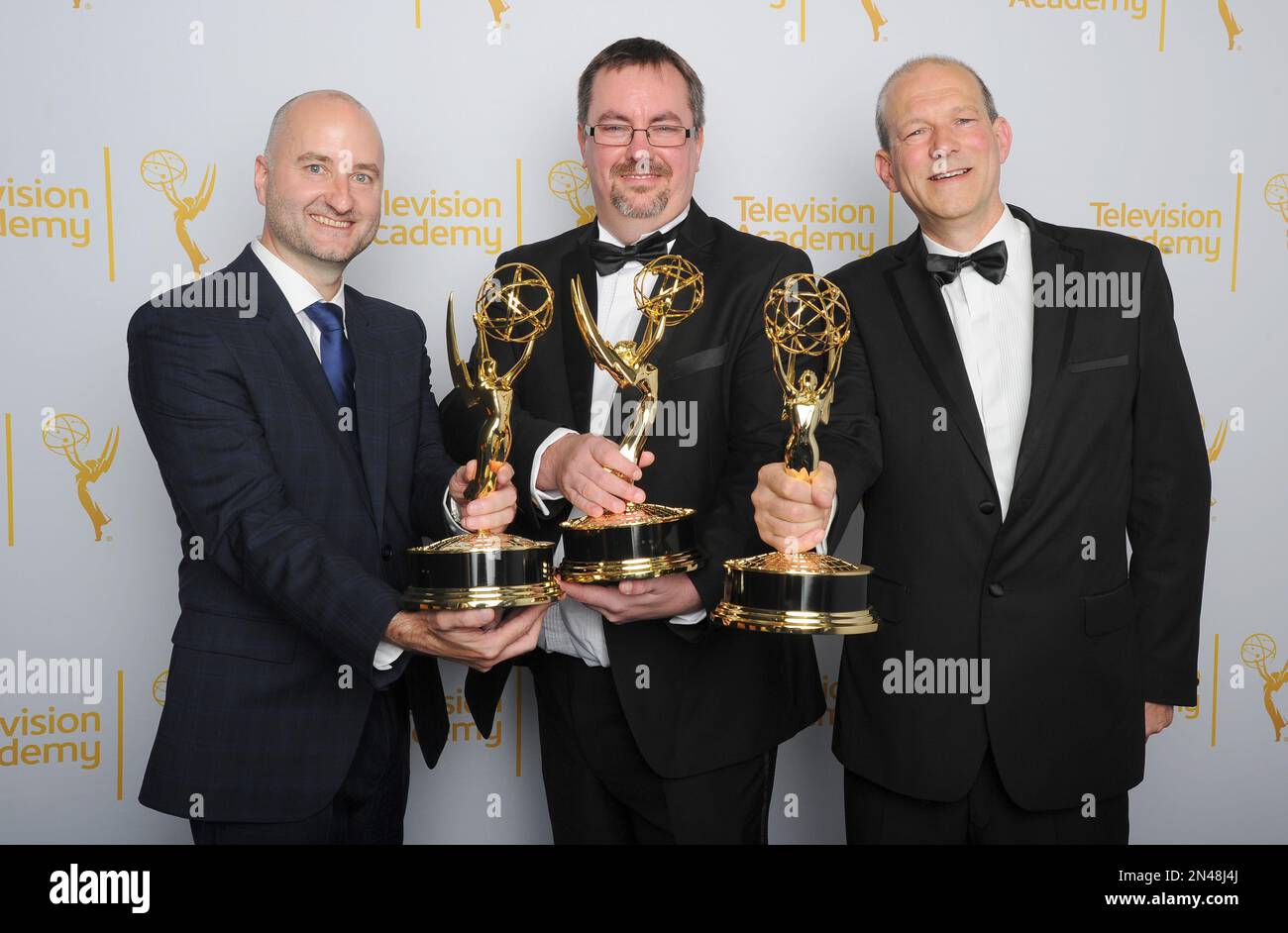 EXCLUSIVE - Stuart McCowan, and from left Paul McFadden, Doug Sinclair ...