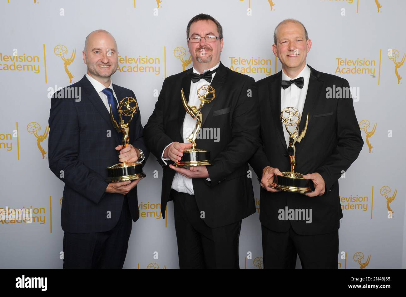 EXCLUSIVE - Stuart McCowan, and from left Paul McFadden, Doug Sinclair ...