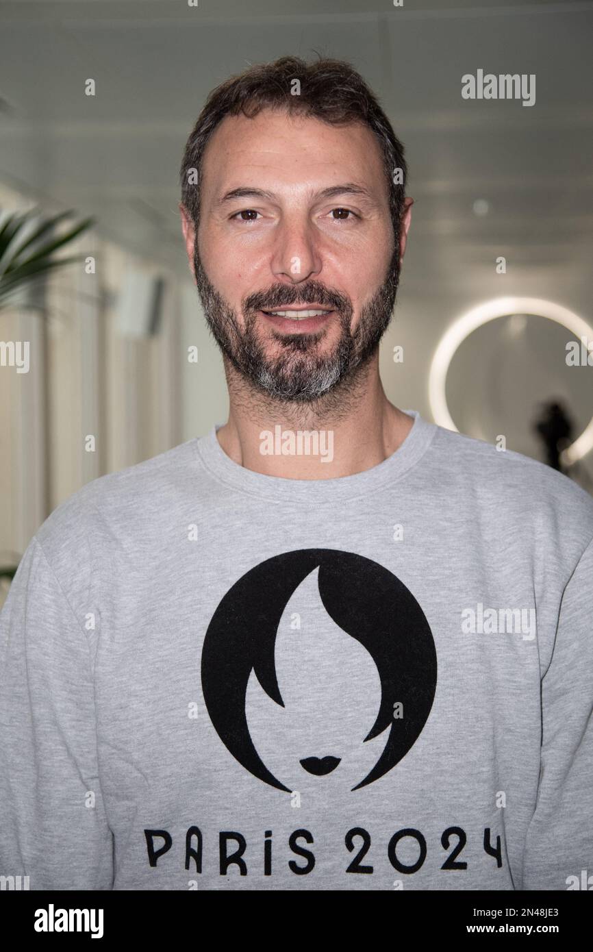 Saint-Denis, France, February 08, 2023, Jerome Fernandez presenting ...