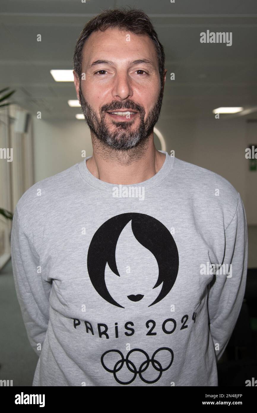 Saint-Denis, France, February 08, 2023, Jerome Fernandez presenting ...