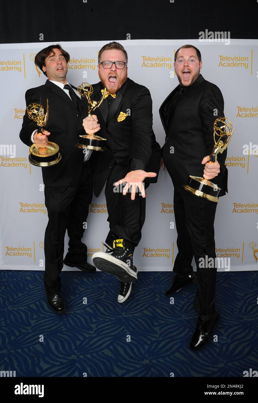EXCLUSIVE - From left, Josh Earl, Rob Butter, and Art O'Leary pose for ...