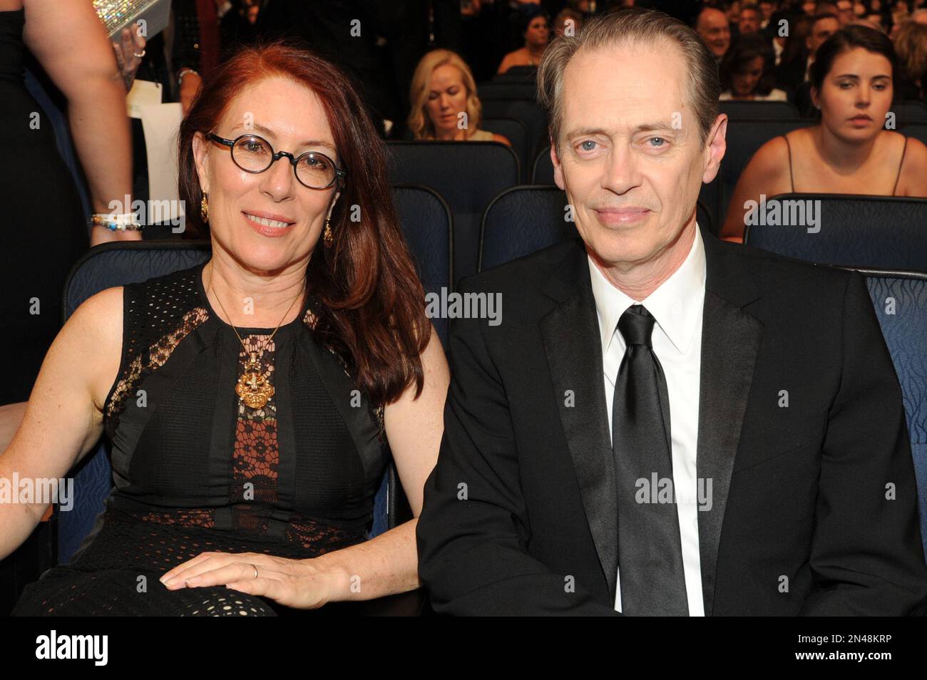 EXCLUSIVE - Jo Andres, left, and Steve Buscemi at the Television ...
