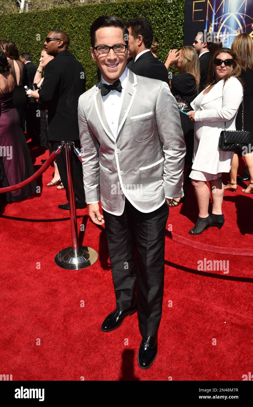 Dan Bucatinsky arrives at the Television Academy's Creative Arts Emmy Awards at the Nokia ...
