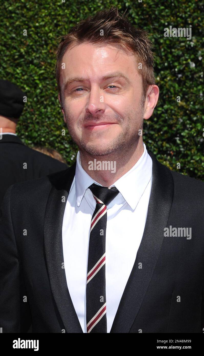 Chris Hardwick arrives at the Television Academy's Creative Arts Emmy ...