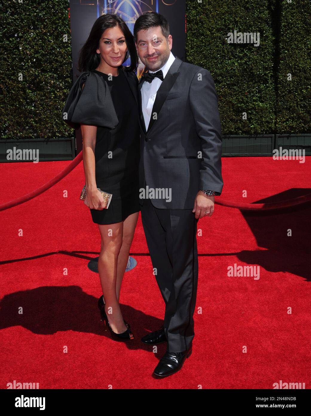 Suzann Levine, left, and James S. Levine arrive at the Television ...