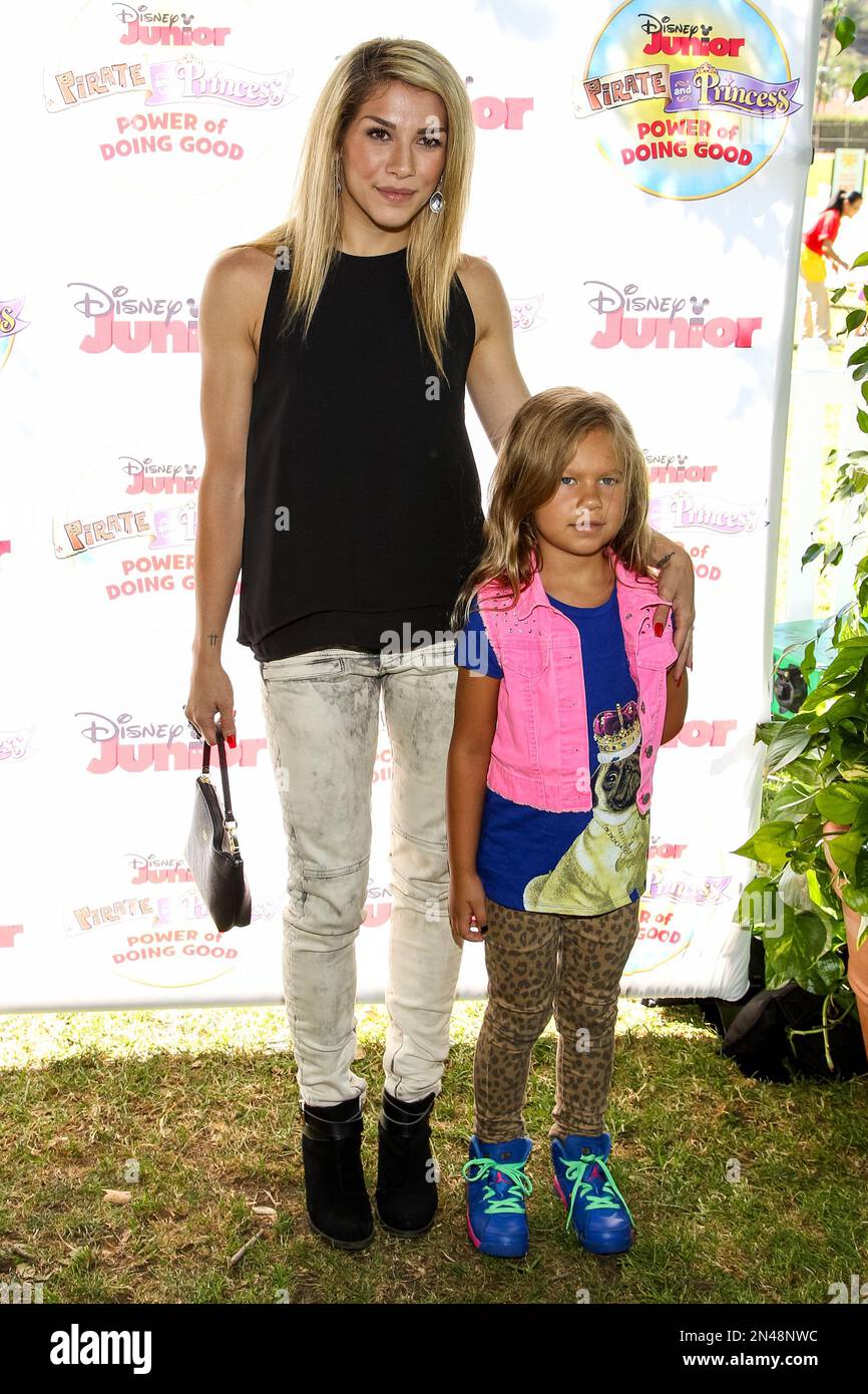 Allison Holker and daughter Weslie Fowler attend the Disney Junior's ...