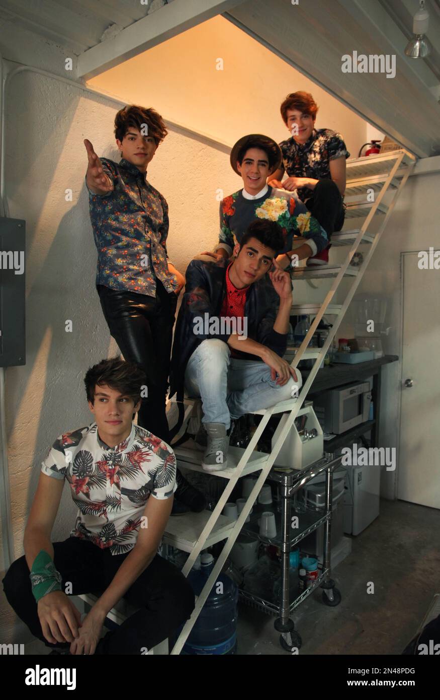 In This July 31 2014 Photo Members Of The Mexican Pop Group Cd9