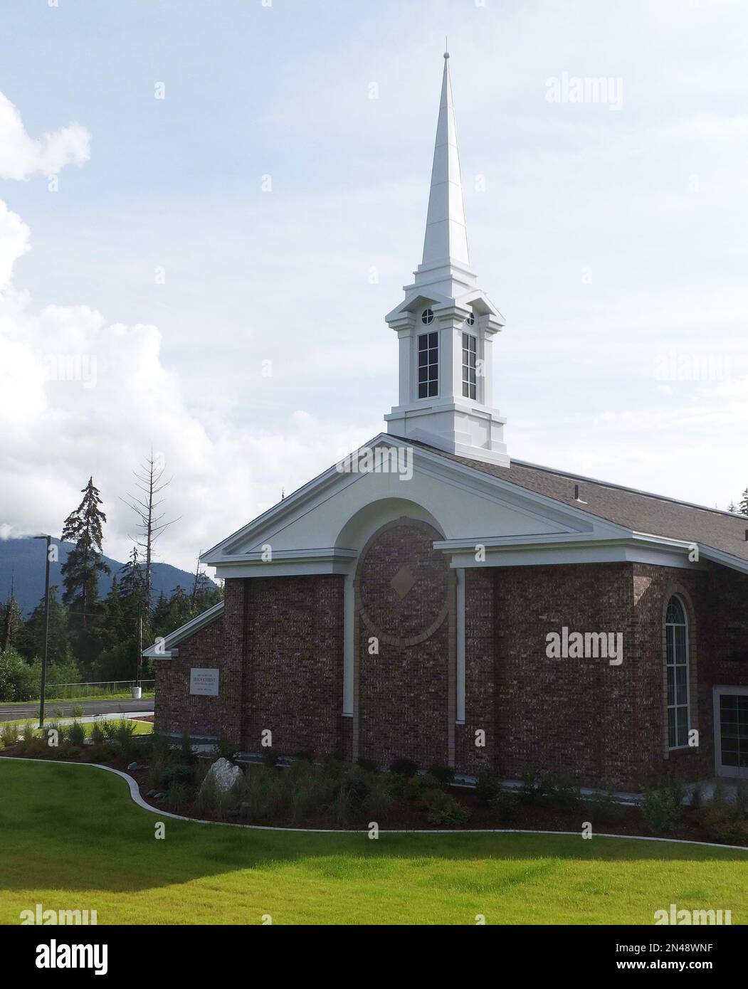 In this photo taken Tuesday, Aug. 12, 2014, is a new Church of Jesus ...
