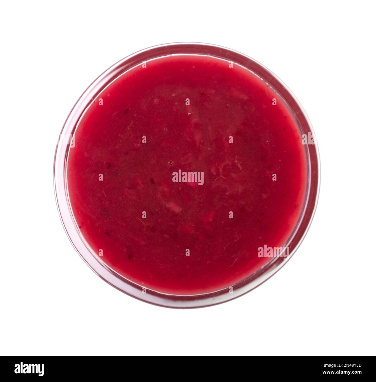 Cranberry sauce top view hi-res stock photography and images - Alamy