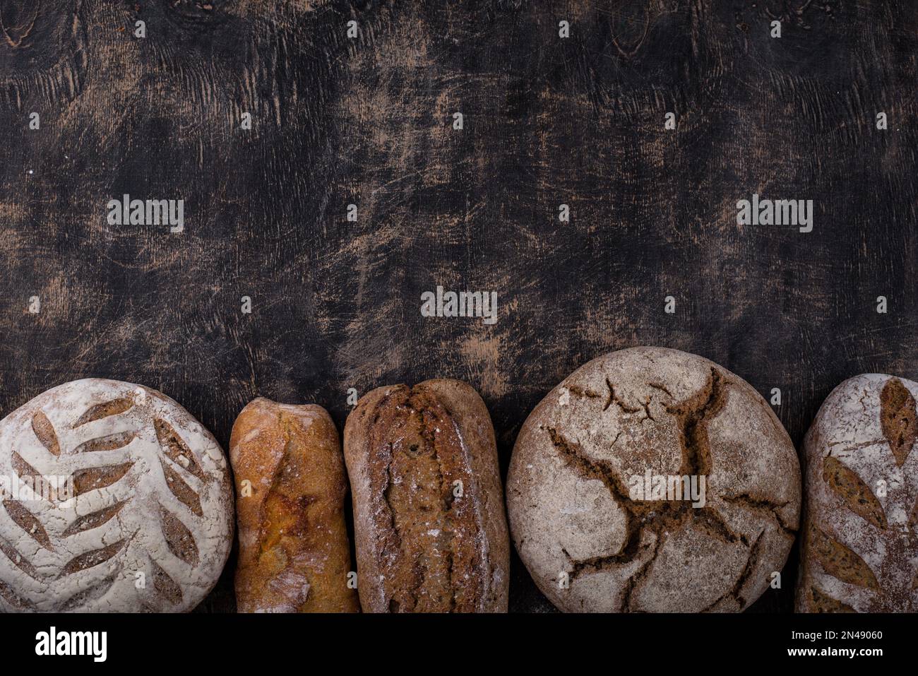 Fresh homemade bread with a crispy crust Stock Photo - Alamy
