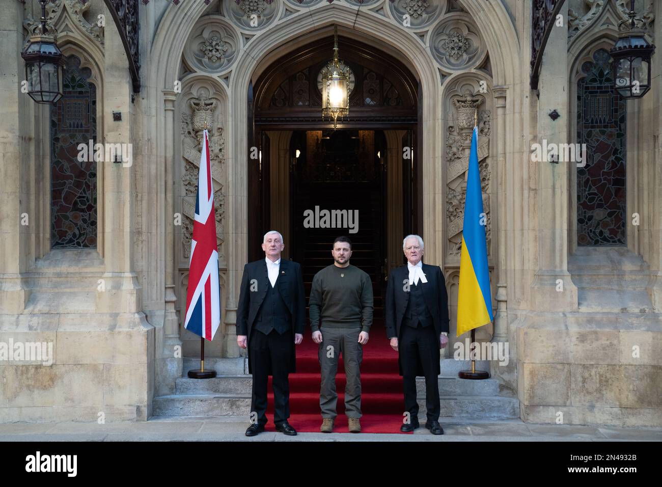 Speaker of the House of Commons, Sir Lindsay Hoyle (left), and Speaker ...