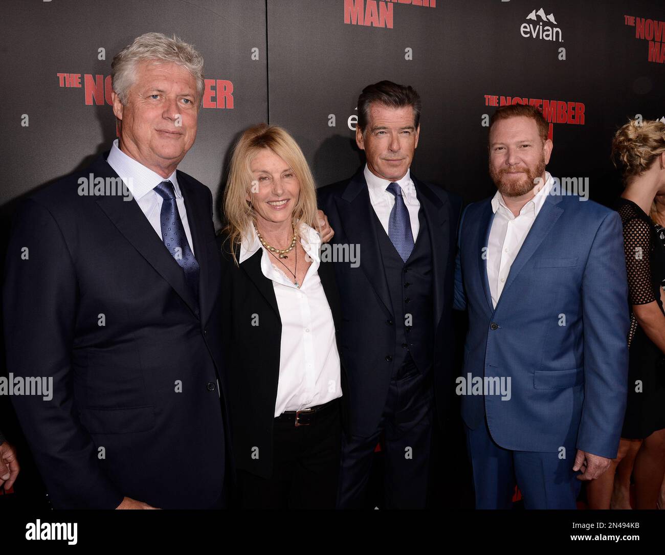 From left to right, director Roger Donaldson, producer Beau St. Claire ...