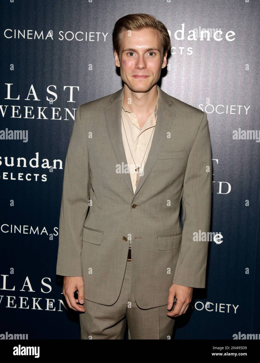 Actor Zachary Booth attends a screening of "Last Weekend" on Wednesday ...