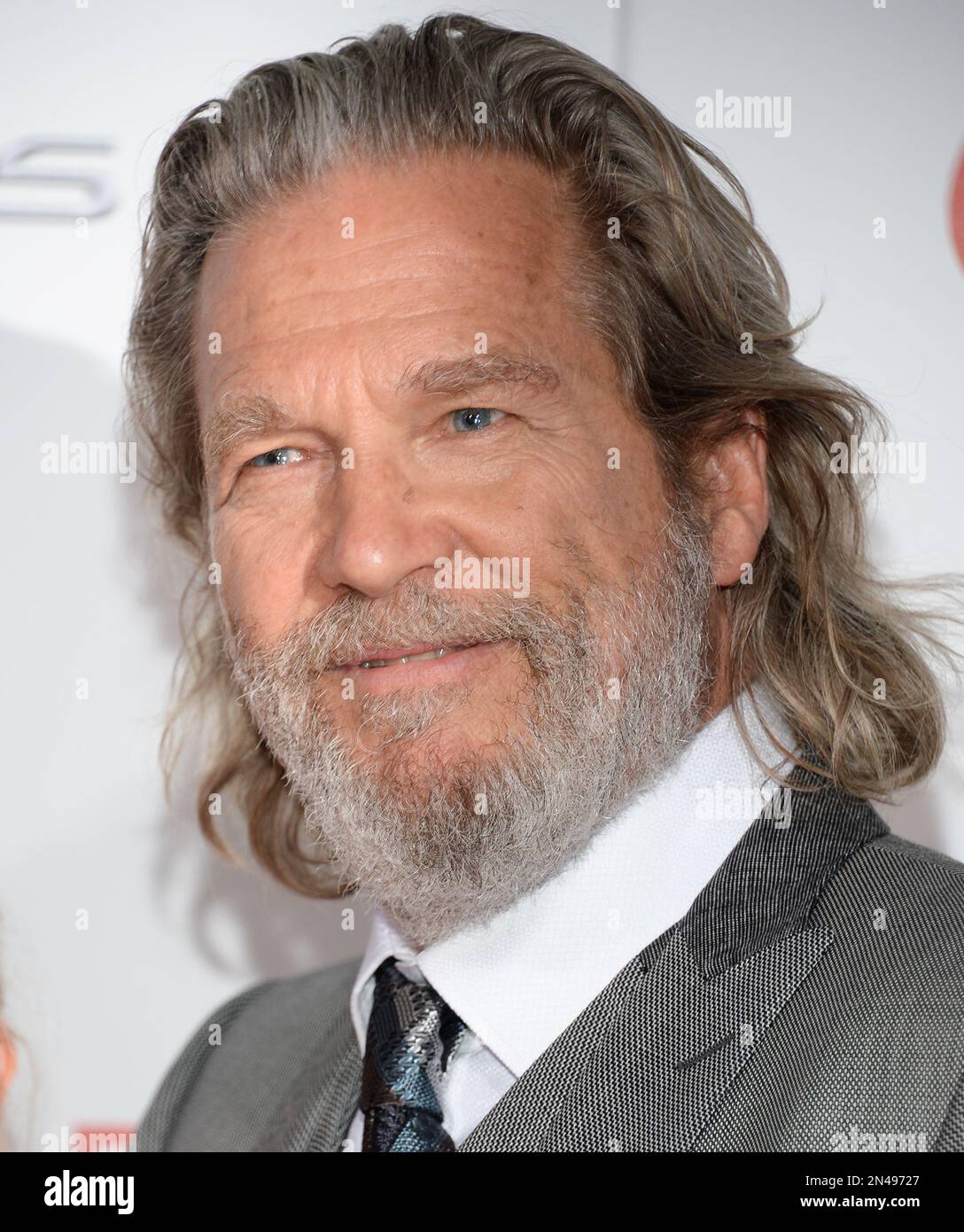 Actor Jeff Bridges attends the world premiere of "The Giver" at the ...