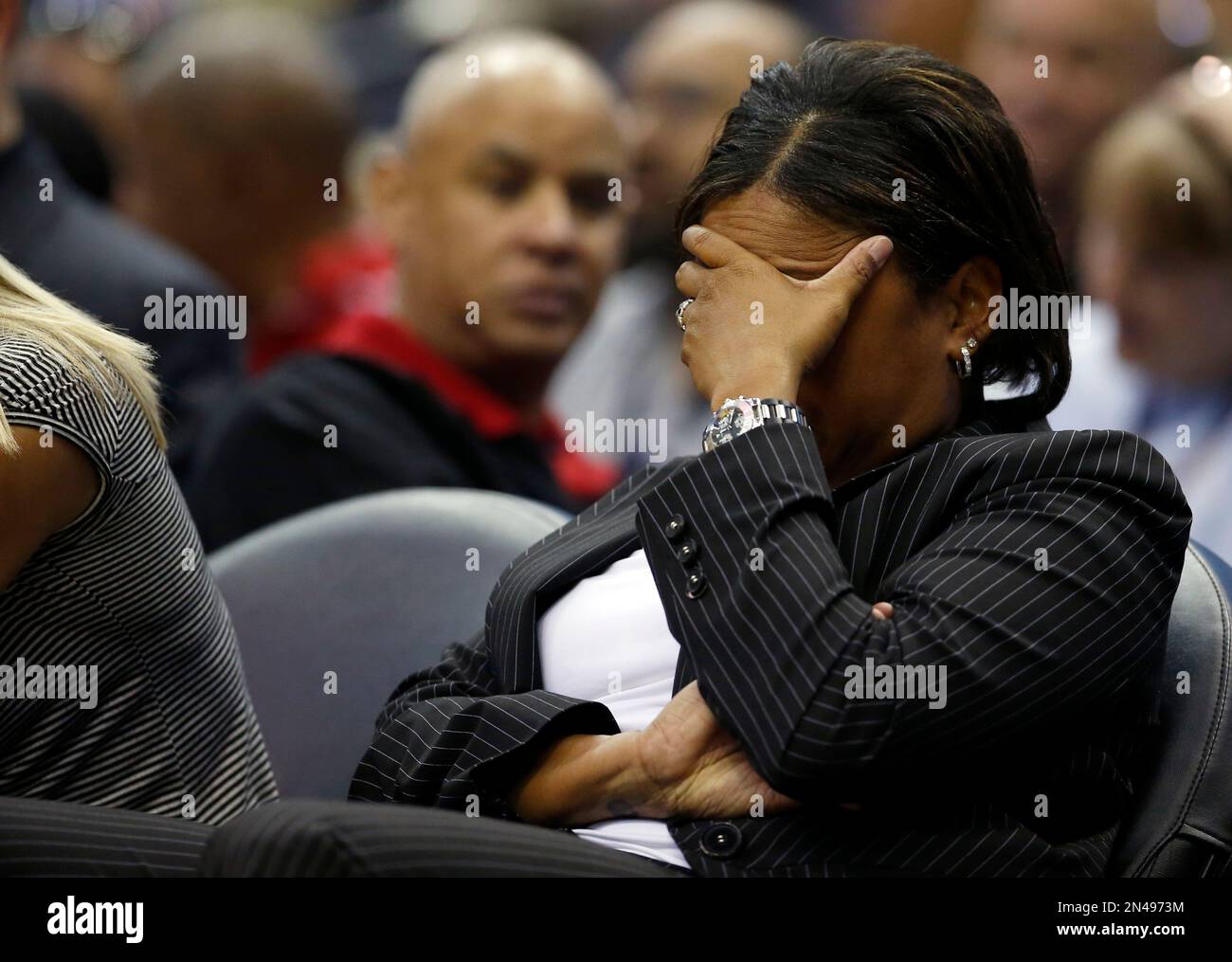 Chicago Sky head coach Pokey Chatman reacts during the second half of a ...