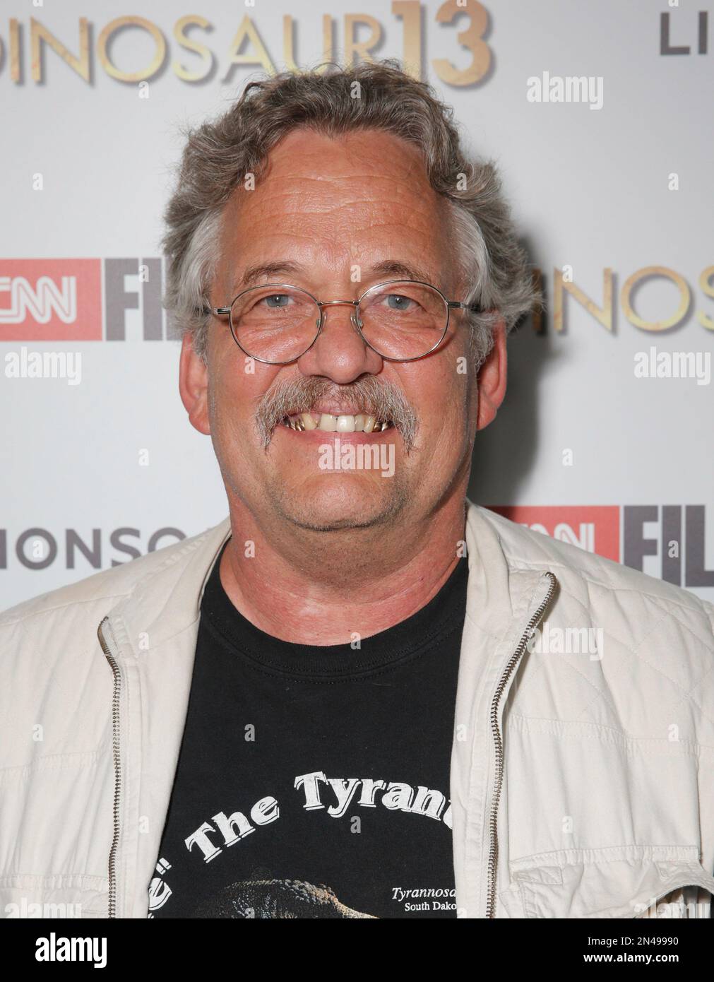 Paleontologist Peter Larson attends the premiere of Lionsgate and CNN ...