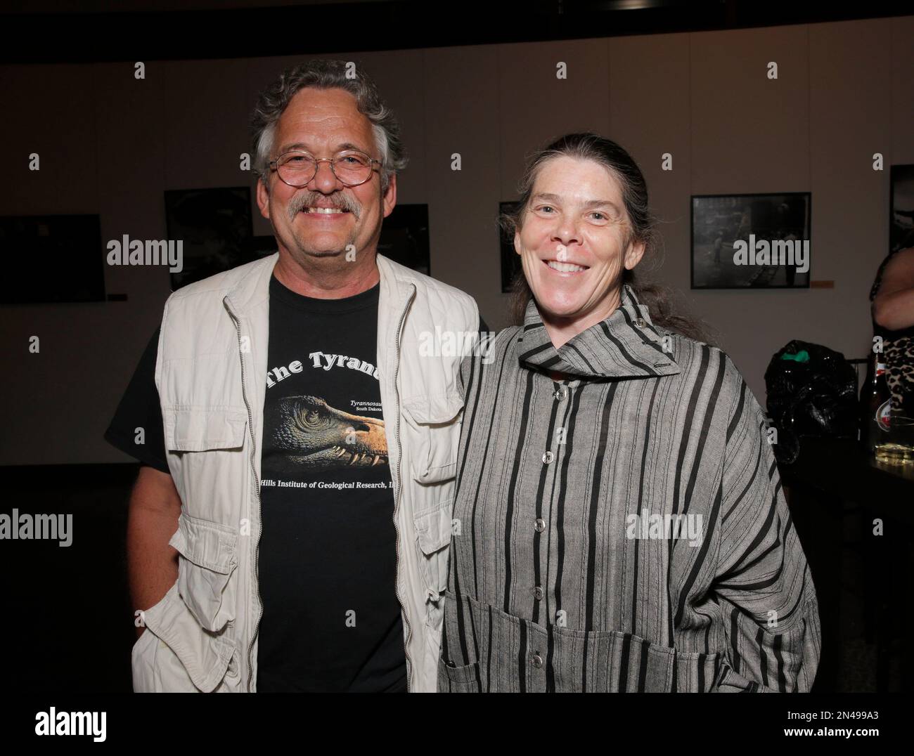 Paleontologist Peter Larson and Writer Kristin Donnan attend the ... Paleontologist Peter Larson and Writer Kristin Donnan attend the ...