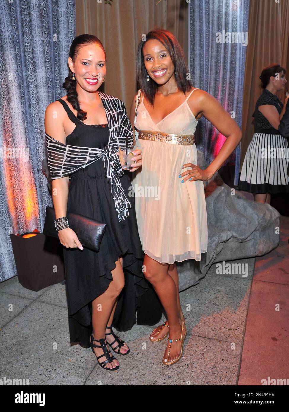 Tiffany Phillips, left, and Fredericka Meek seen at the Television ...
