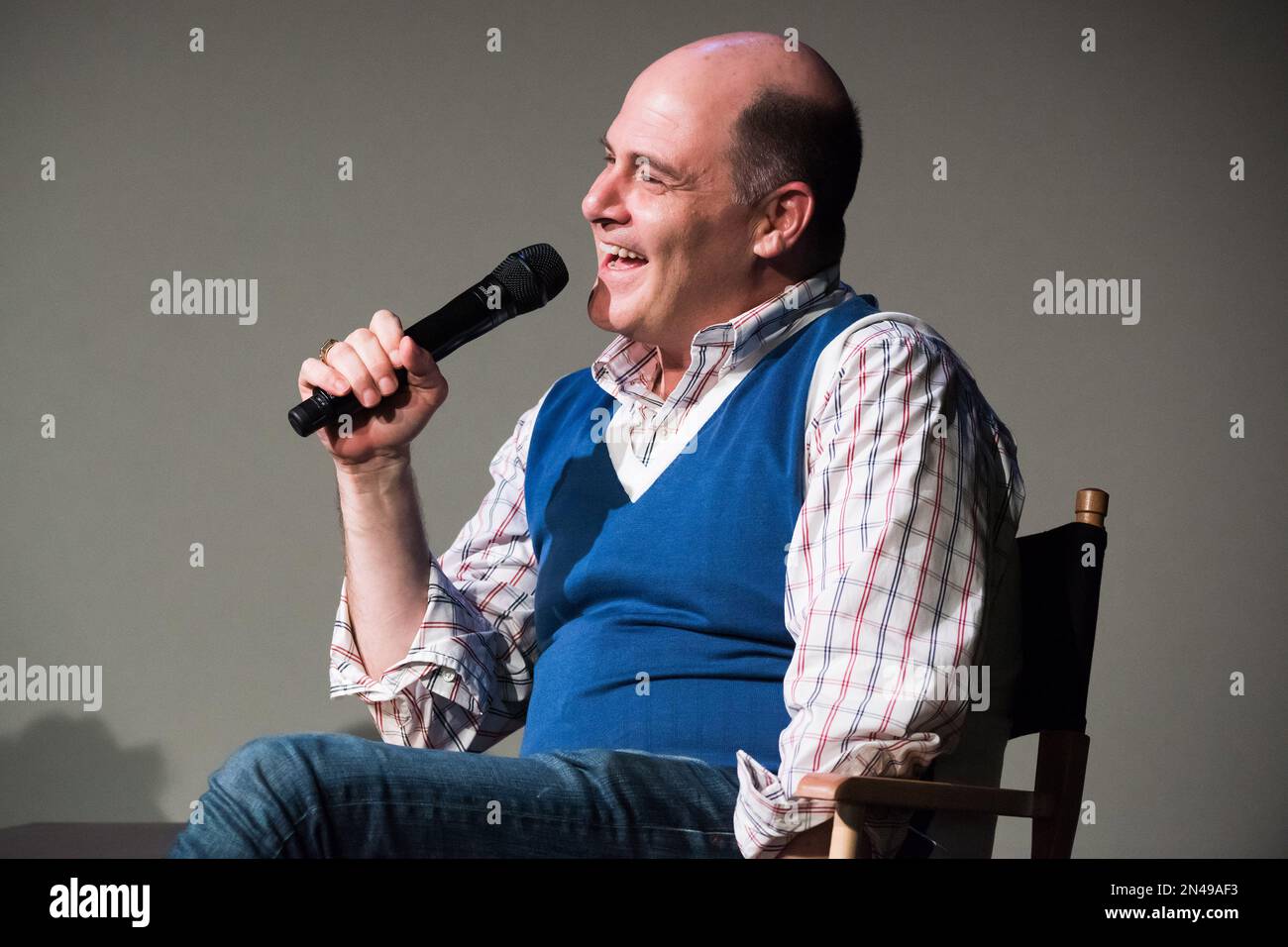 Matthew Weiner attends the "Meet the Filmmakers" Apple Store event on ...